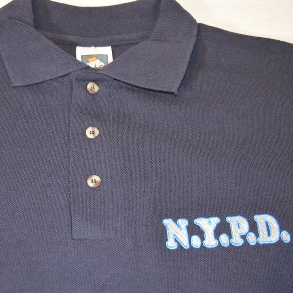 Cotton Deluxe | Shirts | Nypd Cotton Deluxe Short Sleeve Mens Size ...
